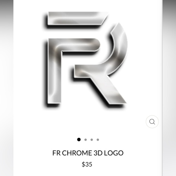 fkn rich | Accessories | Fkn Rich 3d Chrome Logo Sticker | Poshmark